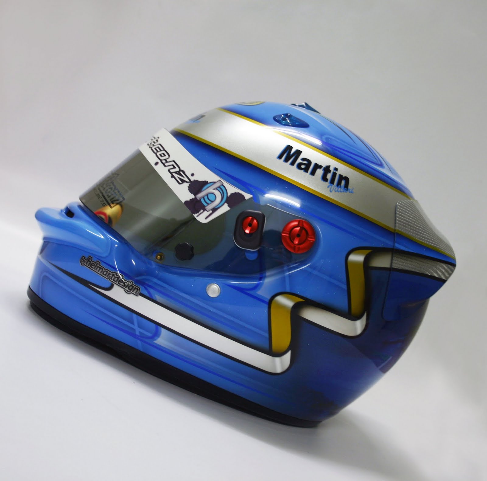 Racing Helmets Garage: Arai GP-5 M.Villari by Helmart Design