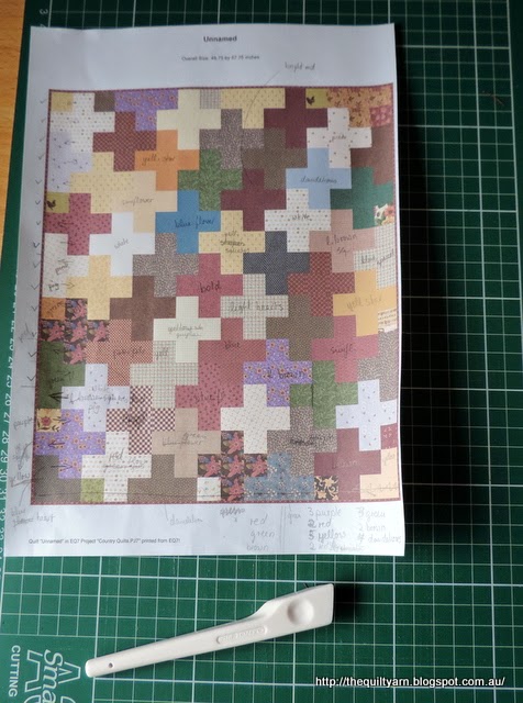 The Quilt Yarn: Graph Paper Quilt Along 2