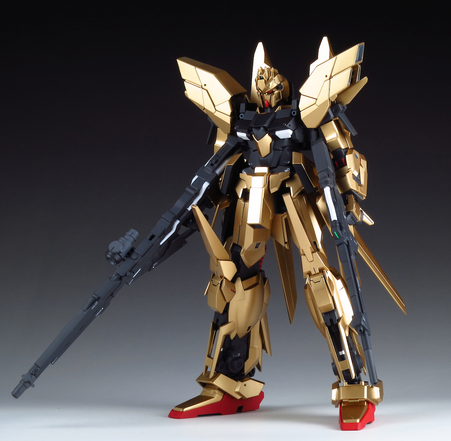 HGUC 1/144 Delta Gundam Kai - gold plated - custom build - Gundam Kits ...