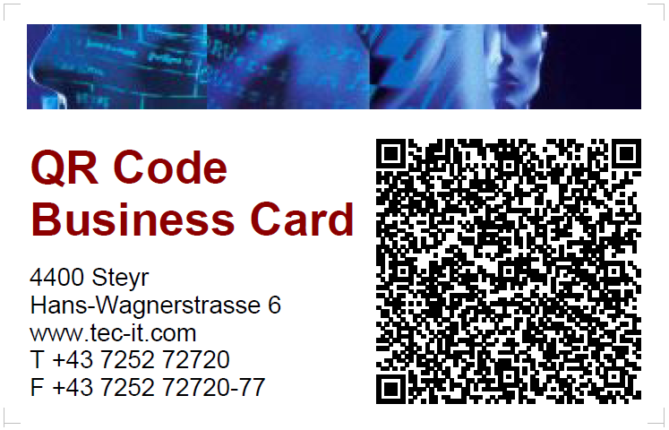 Create Popular QR Codes for Mobile Tagging and vCard Business Cards