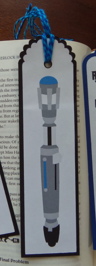 Craft with Bee: Silhouette Sunday - Doctor Who Bookmarks