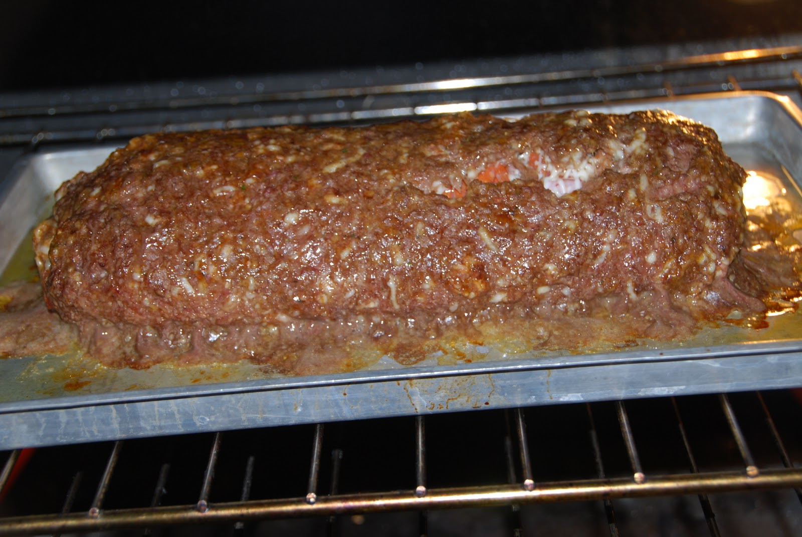 Life's a Bowl of Cherries: Rolled and Stuffed Italian Meat Loaf