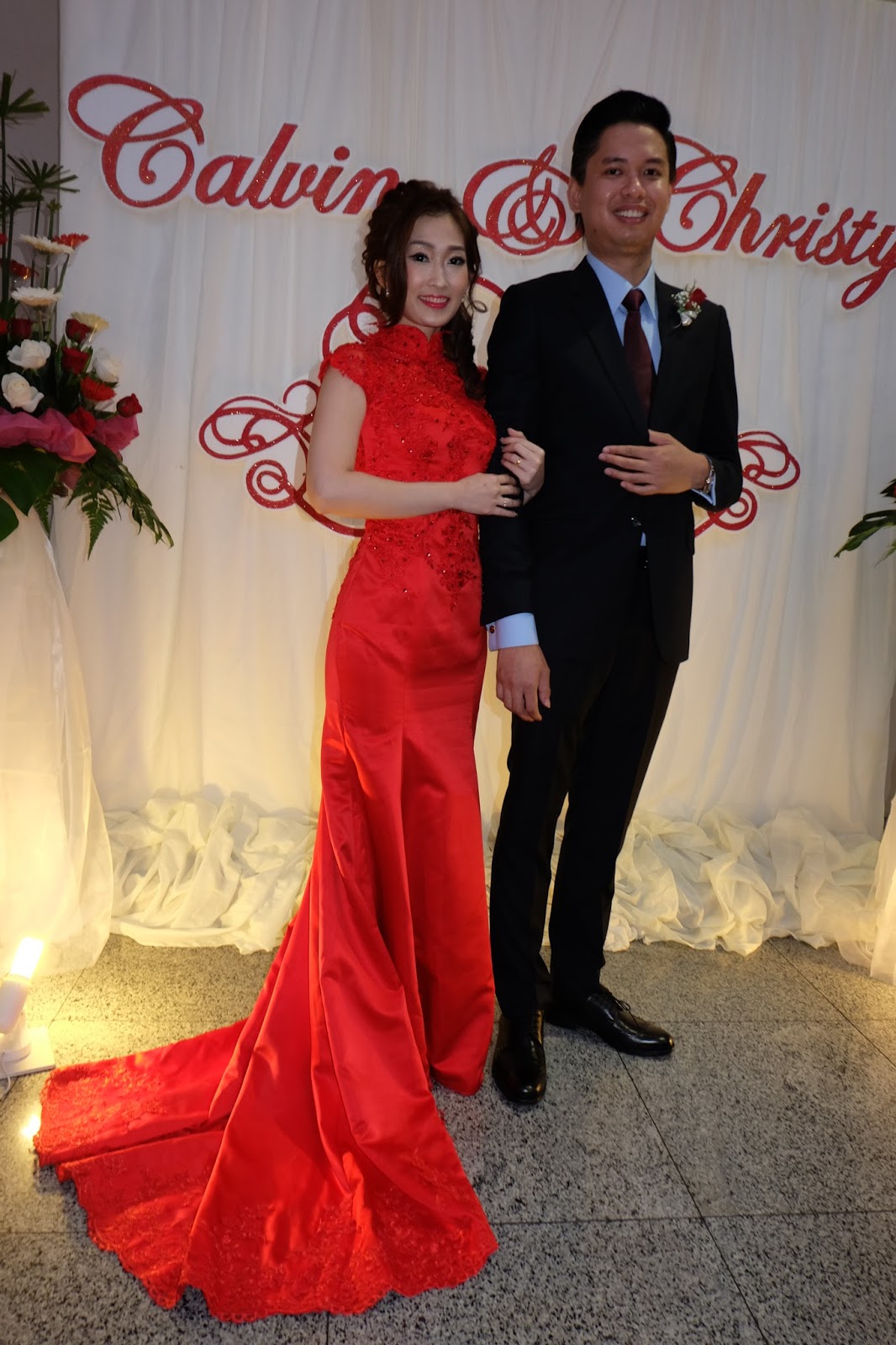 Kee Hua Chee Live!: CALVIN CHEE AND CHRISTY WONG MARRIED IN A LOVELY CEREMONY AT PREMIERE HOTEL ...