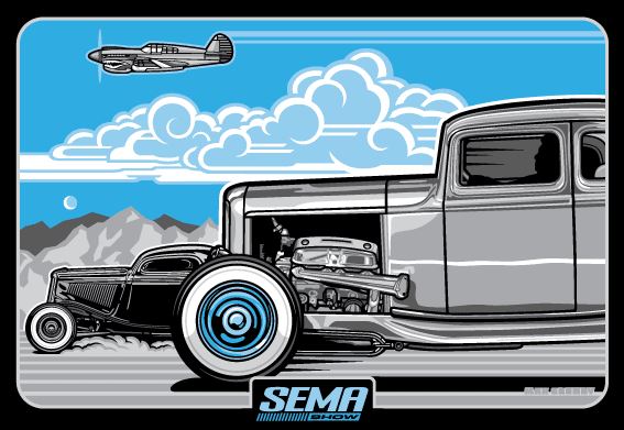 Just A Car Guy: Max Grundy's newest SEMA print