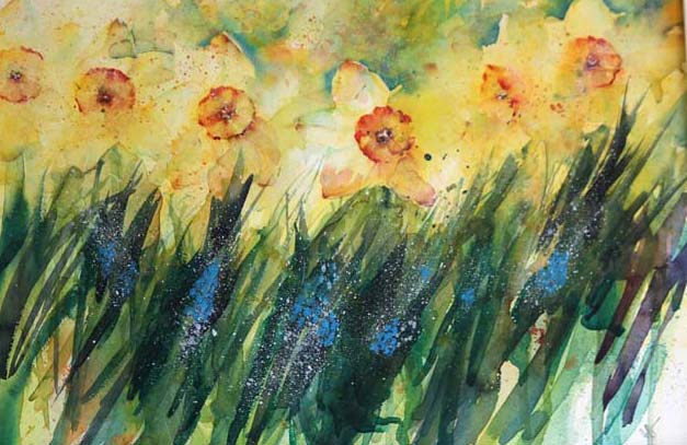 Watercolours With Life: "Spring Dance" SOLD