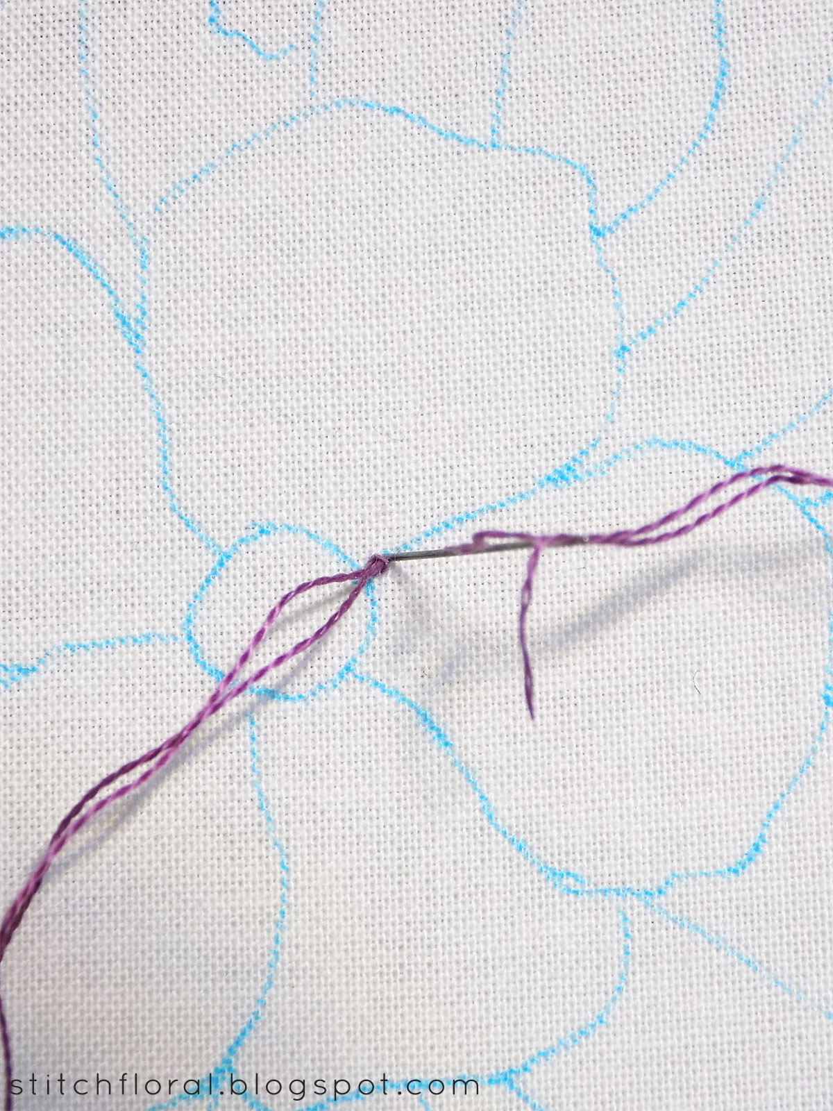 5 ways to start thread in hand embroidery - Stitch Floral