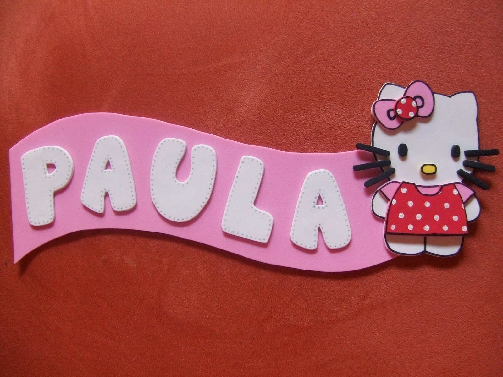 Las manualidades de Cristina: MÁS LETREROS DE GOMA EVA