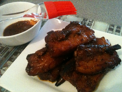 Sia's Cooking Blog: Oven Cooked Pork Ribs with Homemade Barbecue Sauce