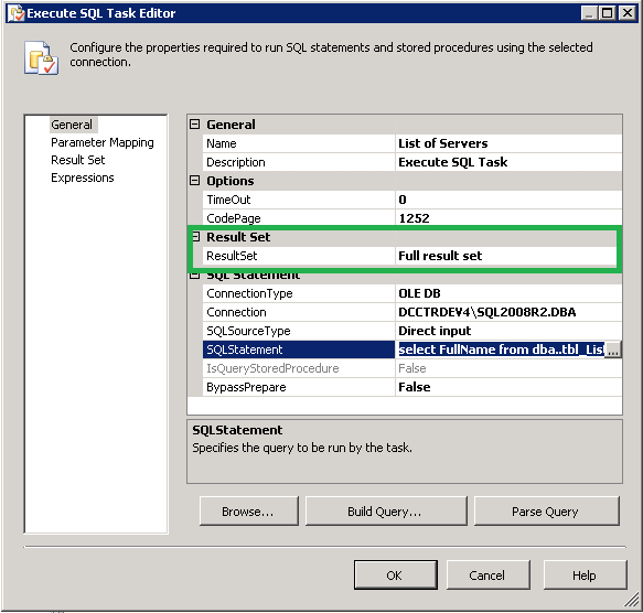 Sql Server And Msbi Looping Through Sql Servers Using Ssis Or Dynamically Build Connection To