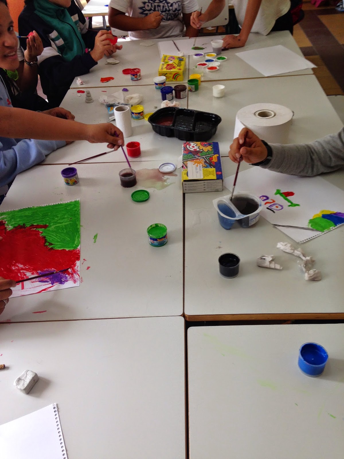 Cuaderno de 5º: PINTAMOS CON TÉMPERA