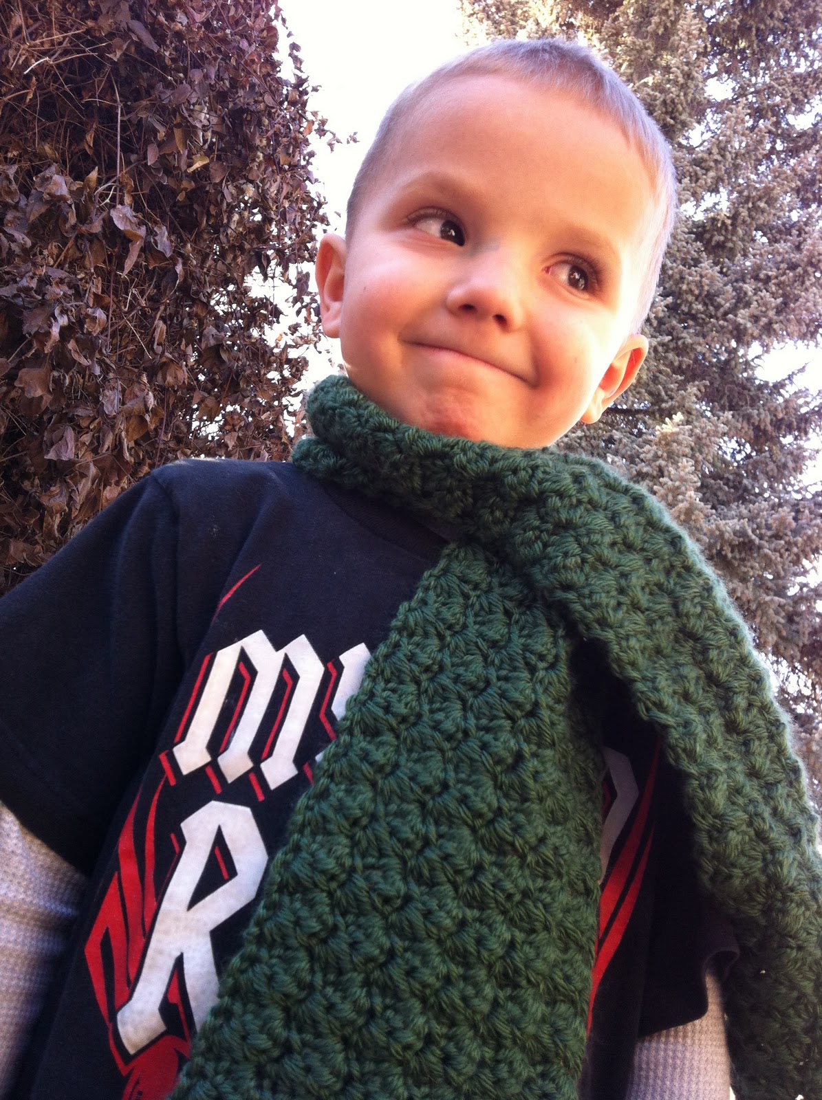 Design Adventures: Boys Textured Scarf