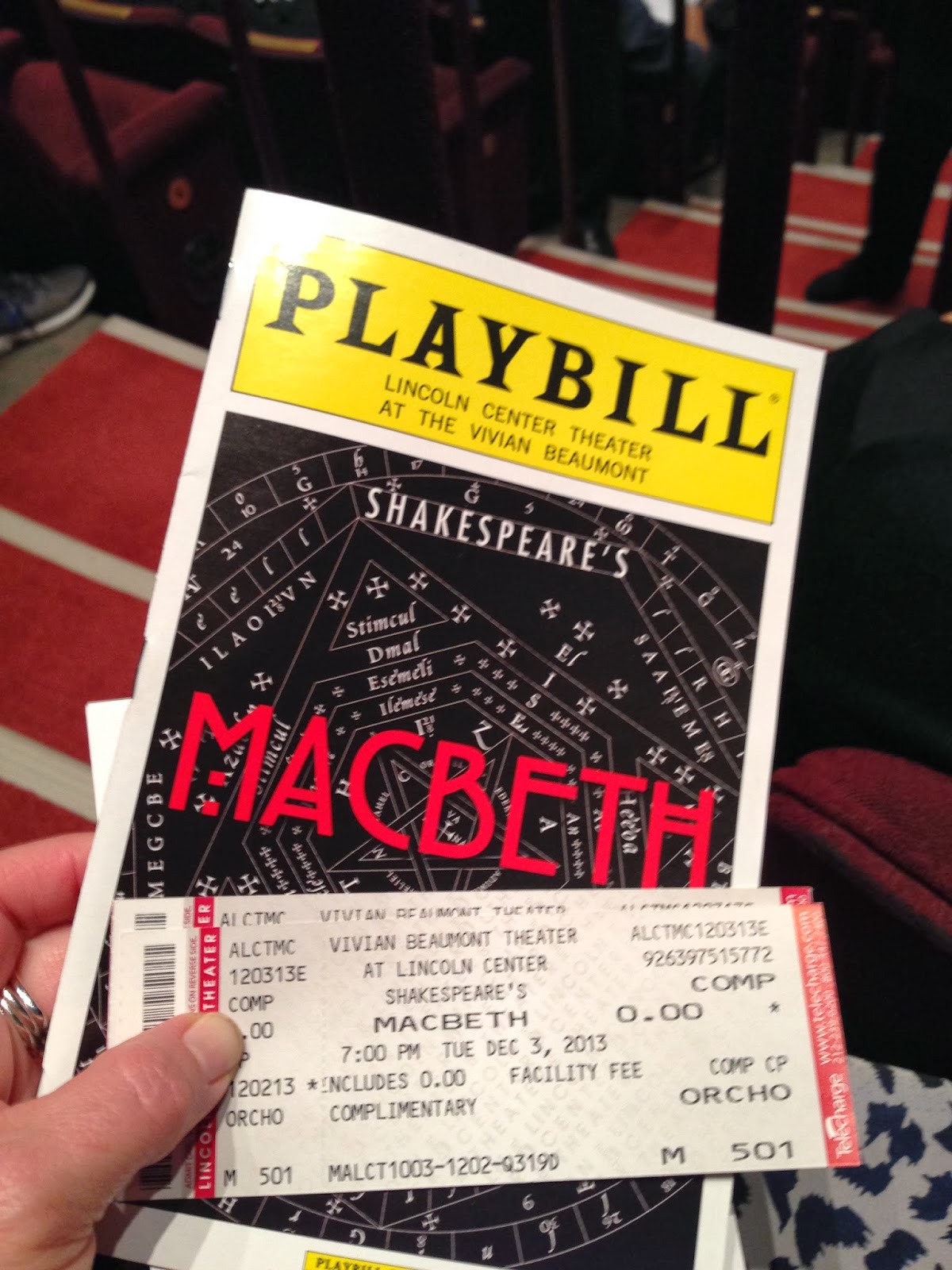 Macbeth Playbill