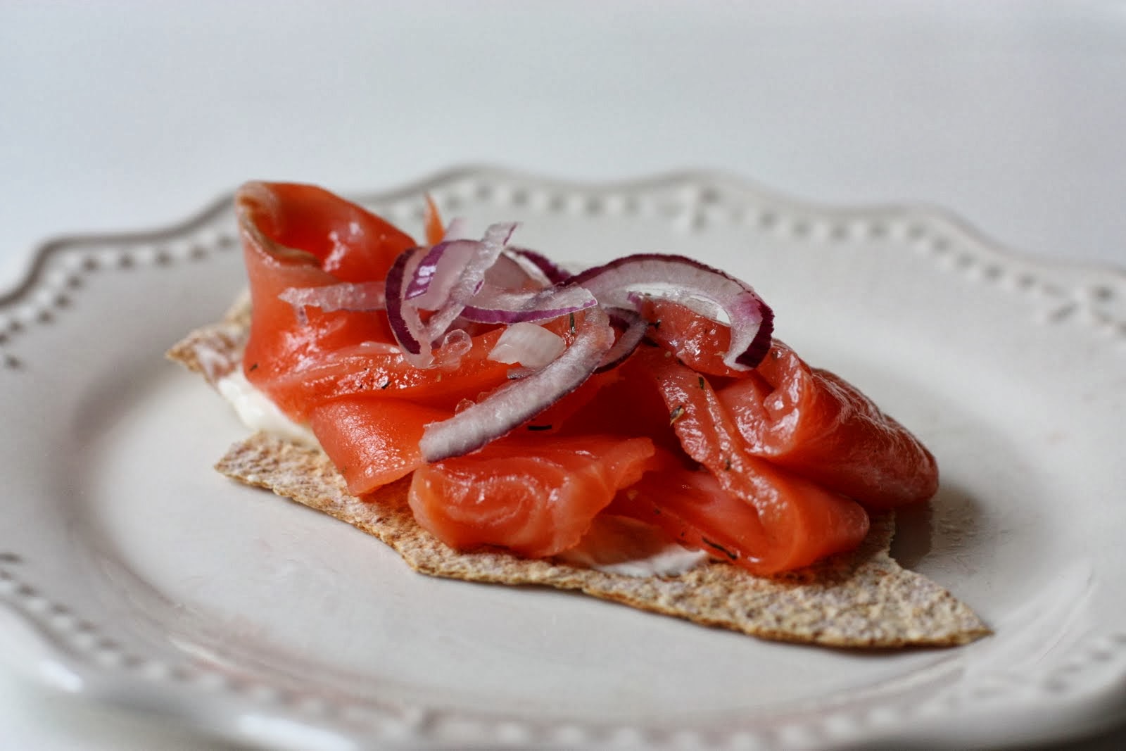 ferske(n)muffins: Gravlaks.