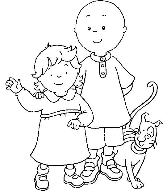 Desenhos para Colorir e Imprimir: Desenhos para Colorir do Caillou ...