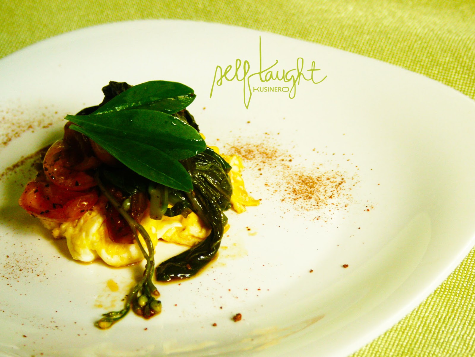 #Self-Taught Kusinero: Sauteed Talilong (Talinum) Leaves on a Bed of ...