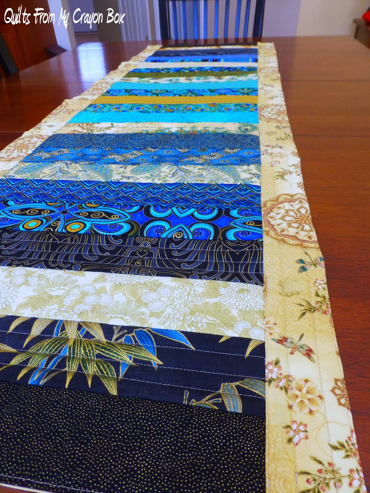 Crayon Box Quilt Studio: Asian table runner - a finish