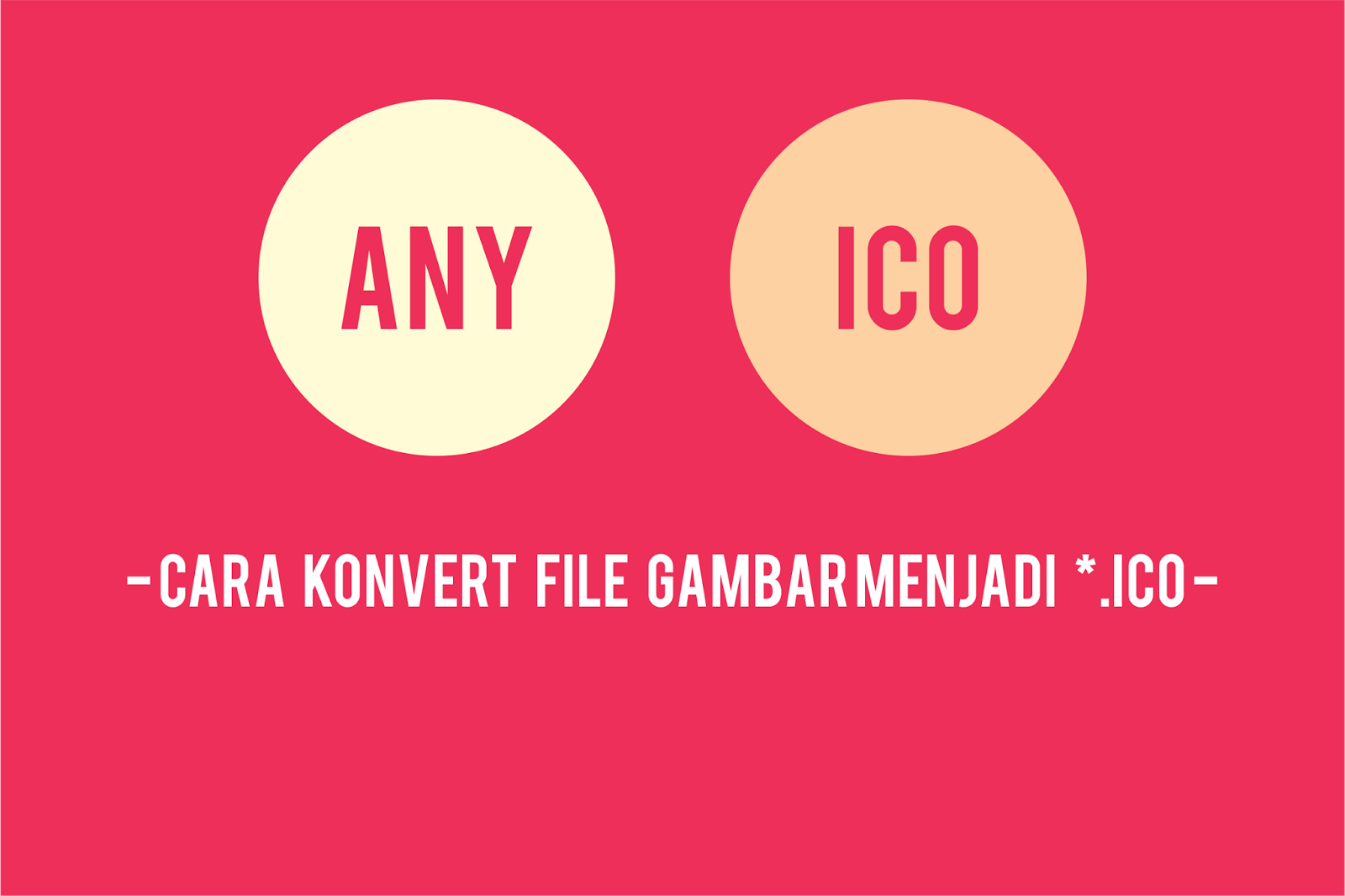 Cara Konvert File Gambar Apapun Menjadi Icon | Tutorialika