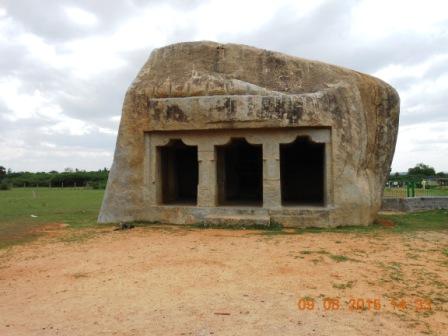 A Wandering Heritager: Mahendravadi Rock Cut Vishnu Temple ...