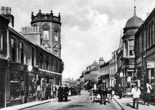 Tour Scotland: Old Photographs Dalrymple Street Girvan Scotland