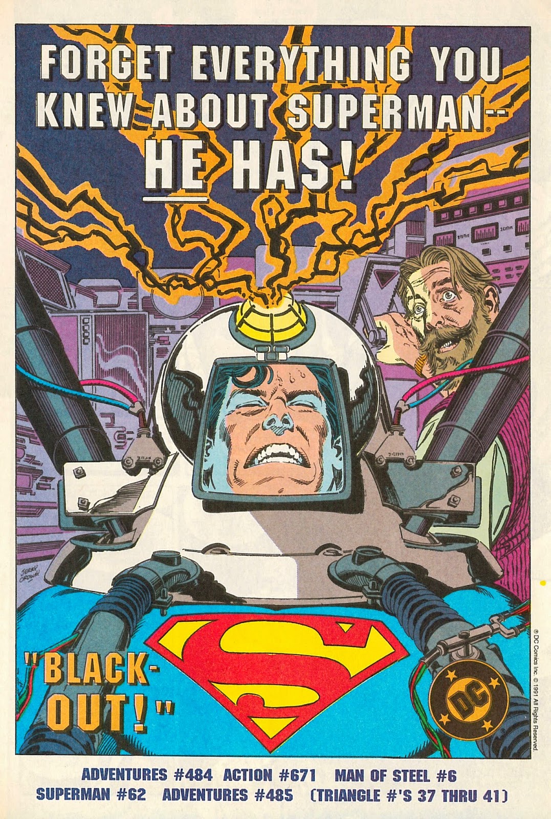 HISTORY OF DC UNIVERSE : SUPERMAN 90s: 1990-1993