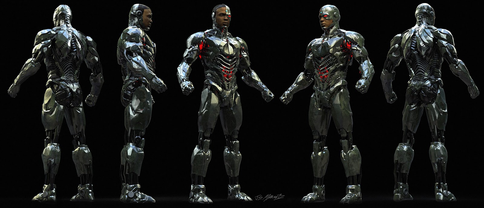 Justice League: Cyborg Concept Art