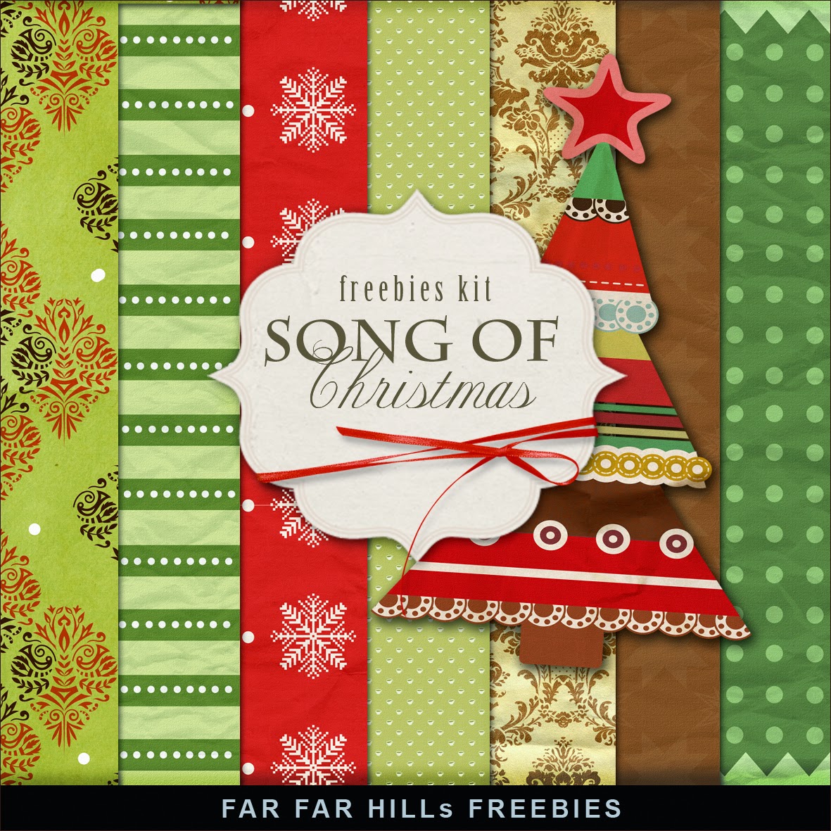 New Freebies Kit of Backgrounds - Song of Christmas:Far Far Hill - Free ...
