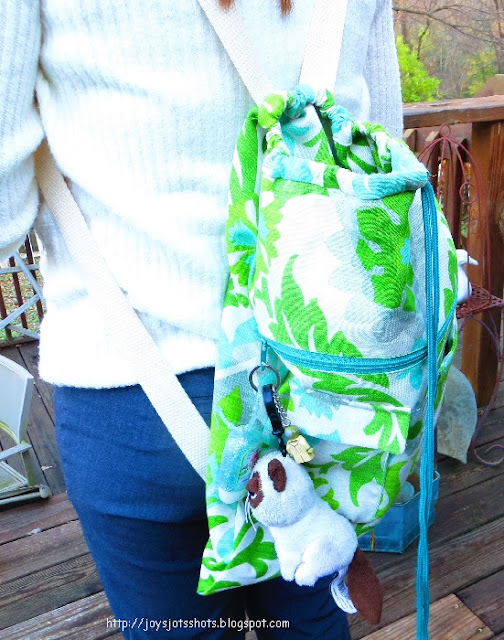 Joy's Jots, Shots & Whatnots: Draw String Back Pack Tutorial