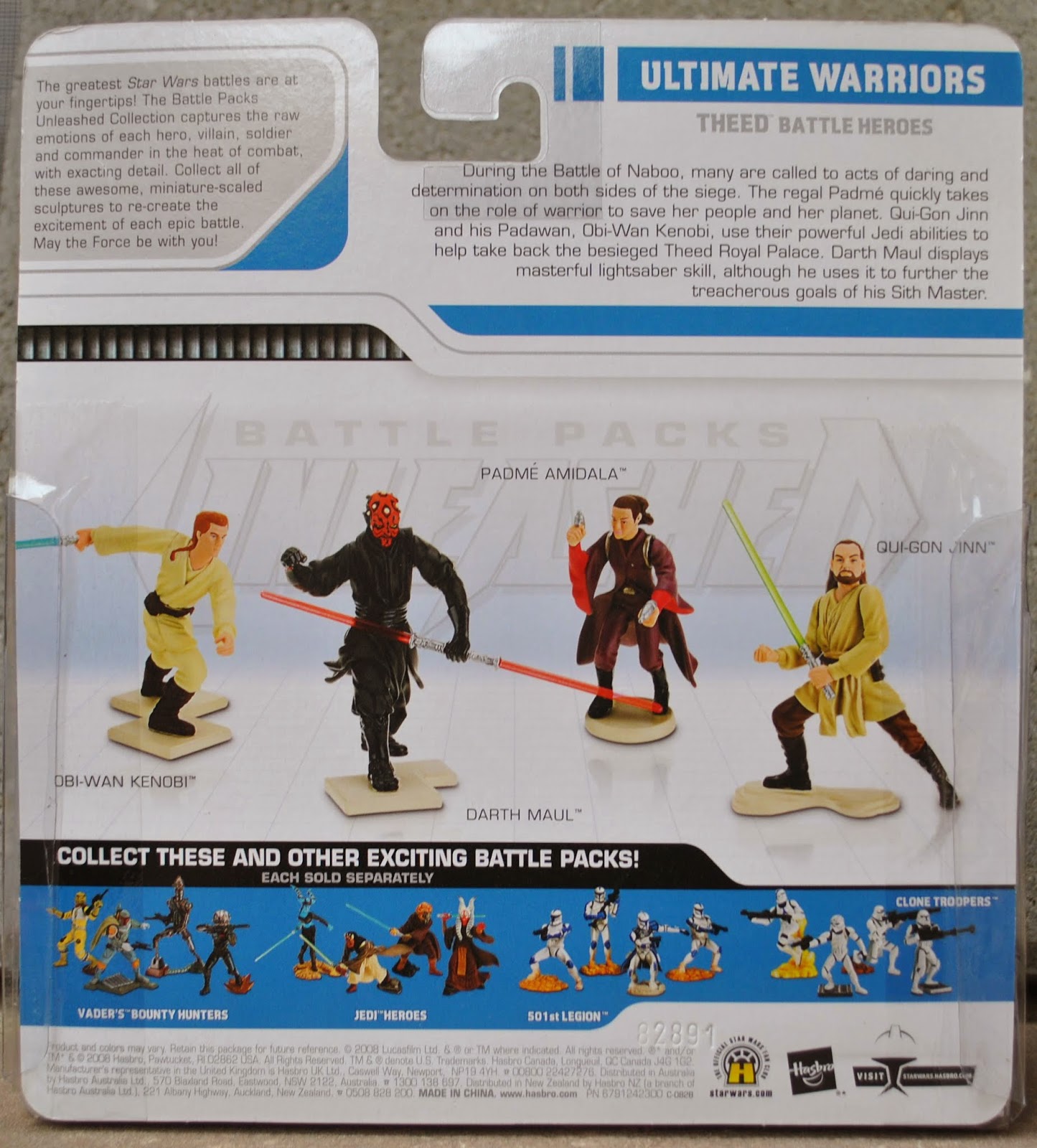 Fantasy Toy Soldiers: HASBRO: Star Wars Unleashed Battle Packs