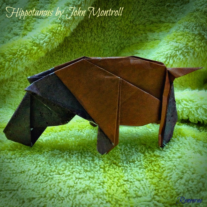 Life's Simple Pleasure: Origami Creations - Jolly Hippopotamus