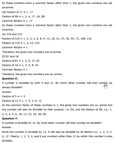 NCERT Text Book Solutions: Ncert Solutins For class 6th Maths: Chapter ...