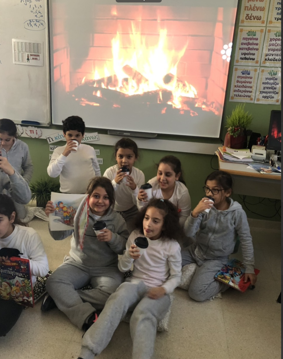 Τα Τριτάκια των Λυμπιών!!!: Τζάκι, ζεστή σοκολάτα και ...