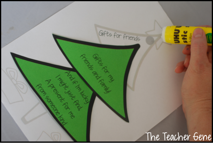 The Teacher Gene: Christmas Tree Craftivity and Freebie