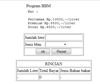 Program BBM WITH PHP ... | Mr.Arctic