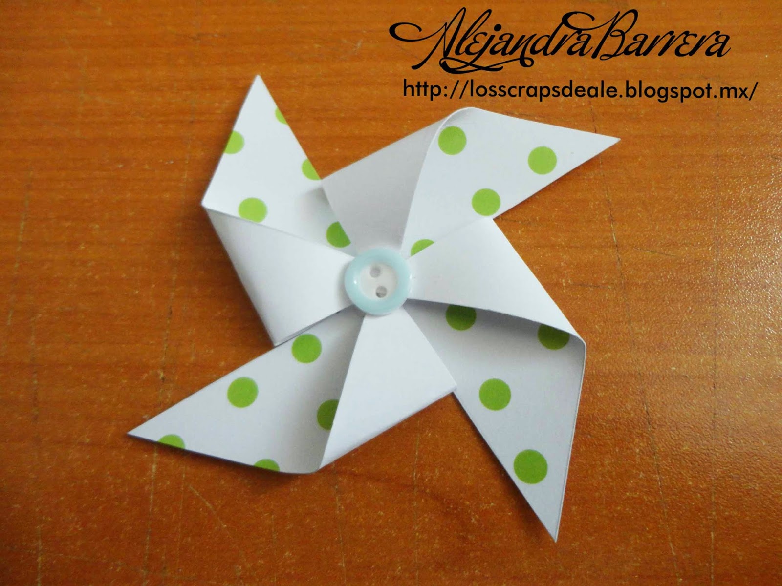 Los Scraps de Ale: Tutorial: Rehilete