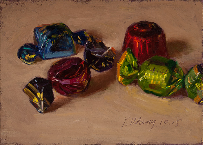 DAILY PAINTERS MARKETPLACE: chocolate candy still life daily painting