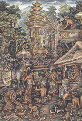 Art Lover: Lukisan Tradisional Bali daerah Ubud