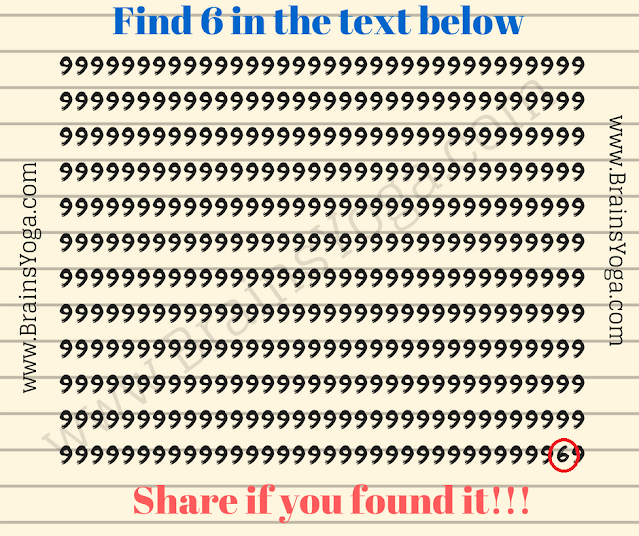 Picture Puzzle of Hidden Number with Answer
