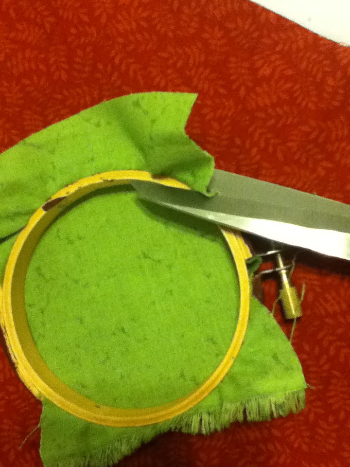 The Creative Vault: Fall Fabric Hoops