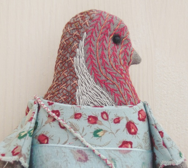 Pook's Studio: Bronagh - A Robin Red Breast Doll