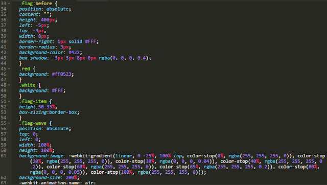 Membuat Bendera indonesia Dengan HTML,CSS,JAVASCRIPT