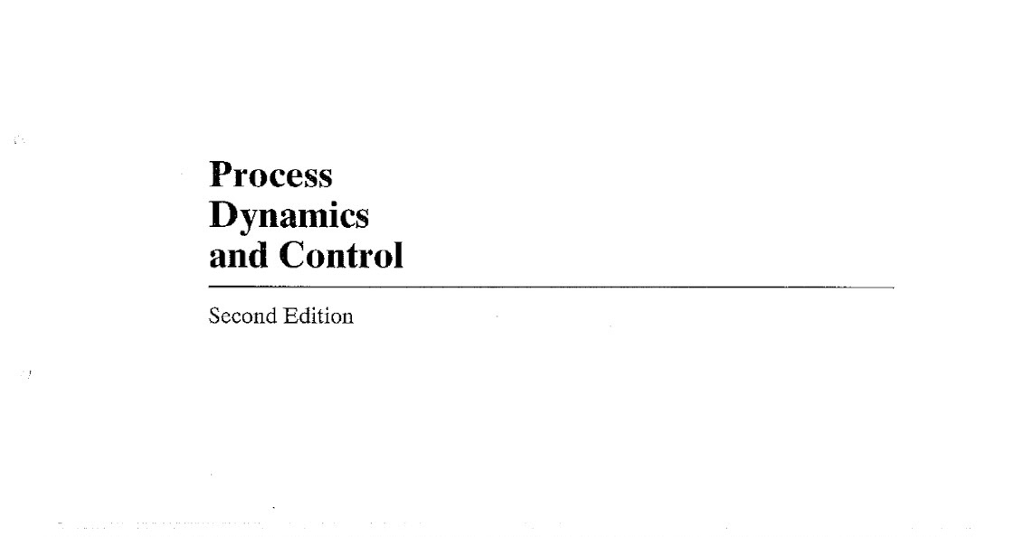 Ebook Process Dynamics and Control (2nd Second Edition) by Dale E.S ...