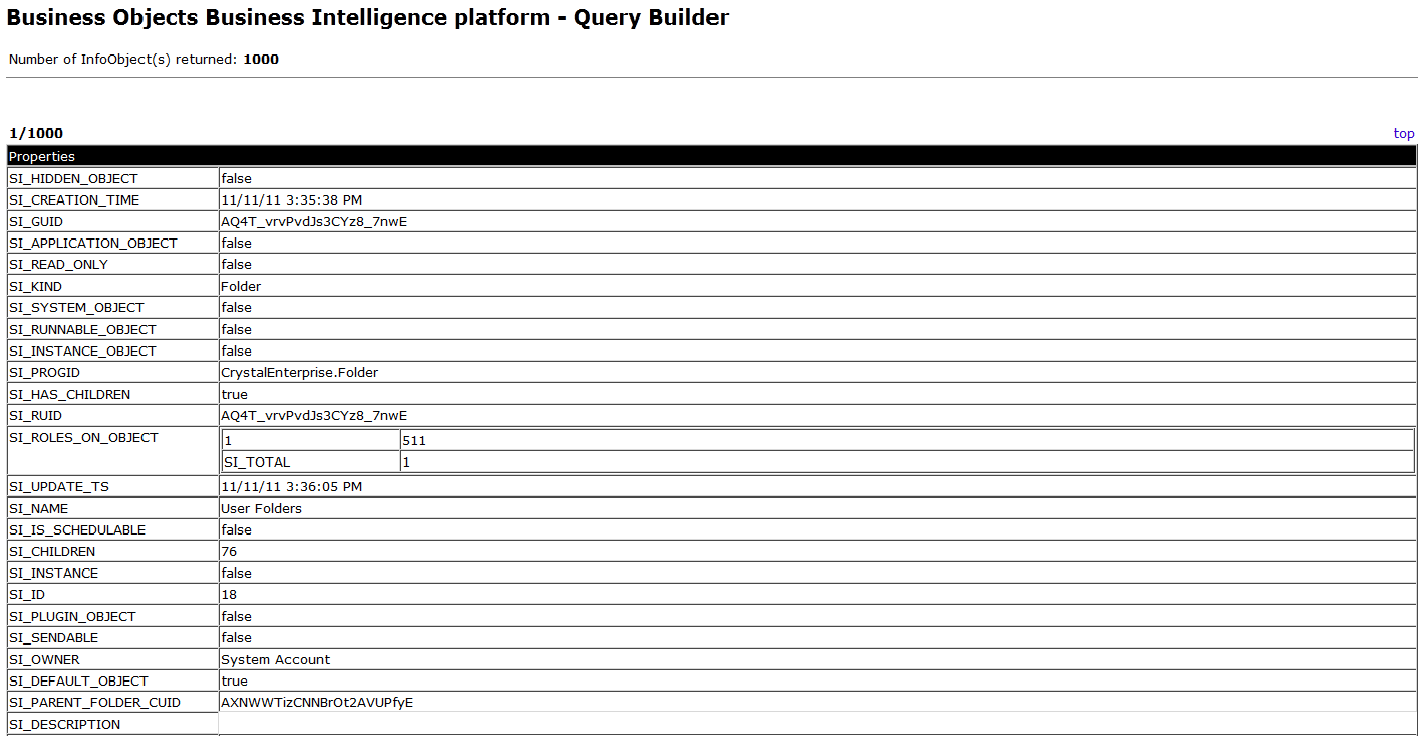 SAP Business Objects: Query Builder SAP Business Objects: Query Builder