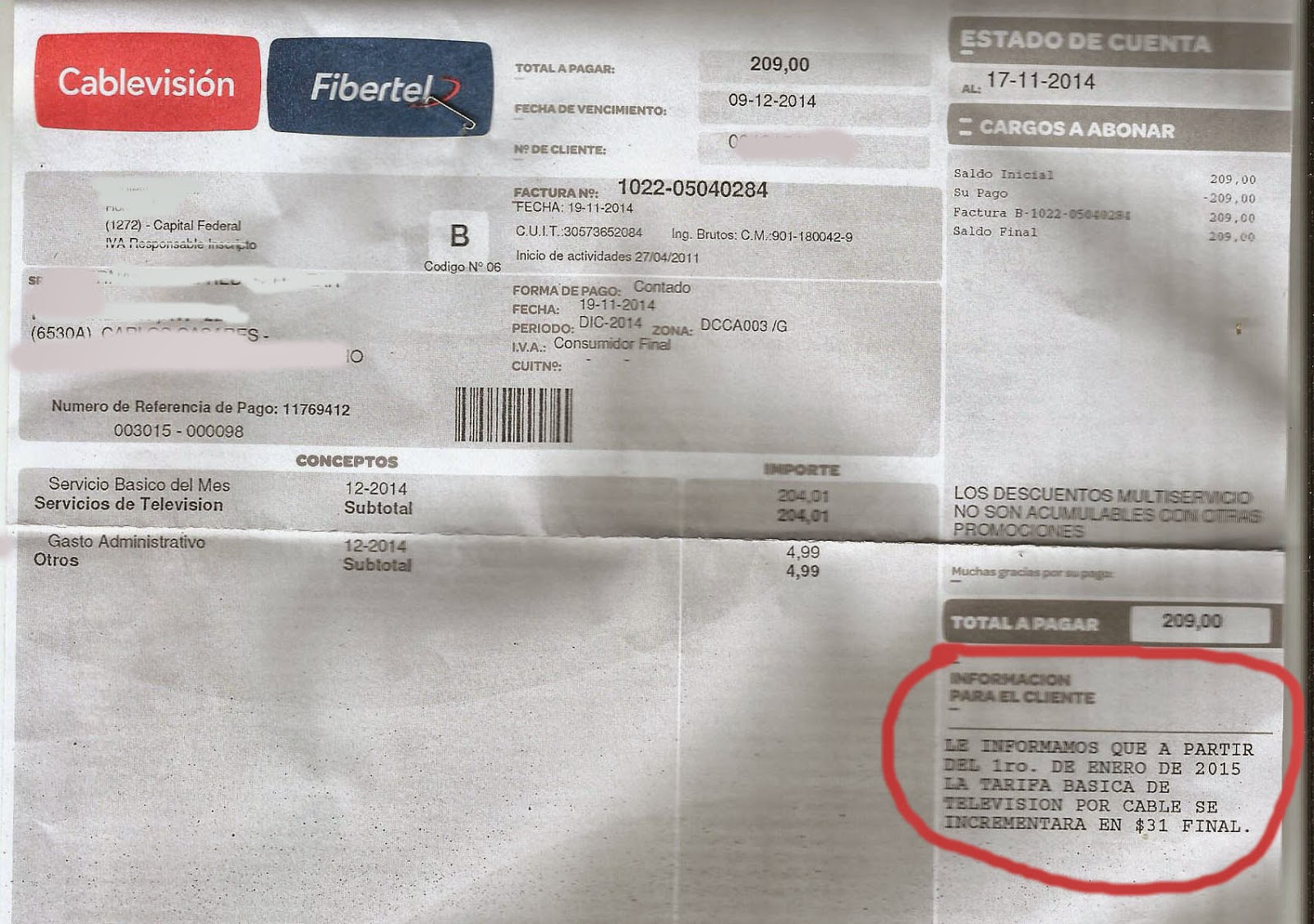 Casares On Line: Otro aumento de Cablevisión y la TDA en Casares brilla ...