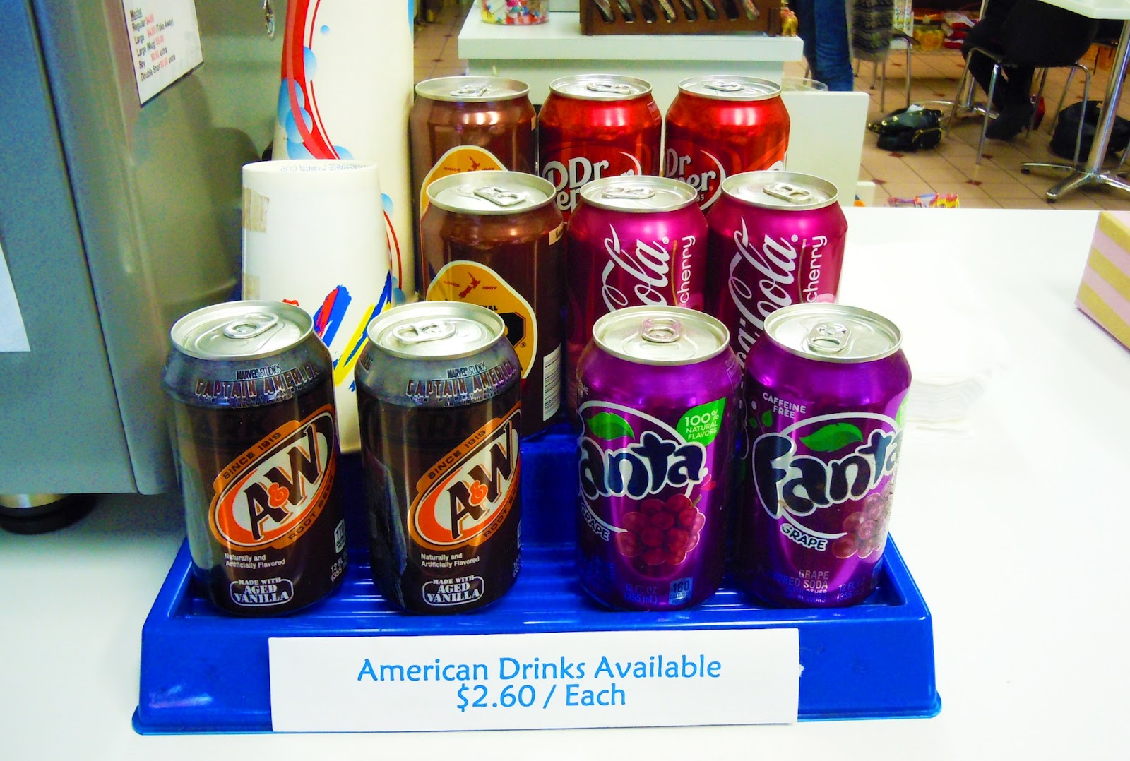 The Ramblingstone: Australia: American Drinks