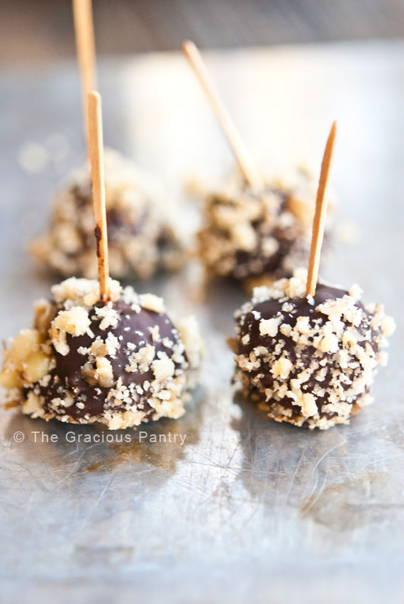Connect the Dots Ginger | Becky Allen: Chocolate Dipped Pear Bites ...