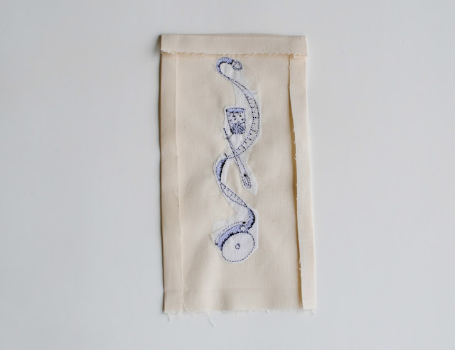 Trash To Couture: DIY Embroidered Sewing Machine Cover