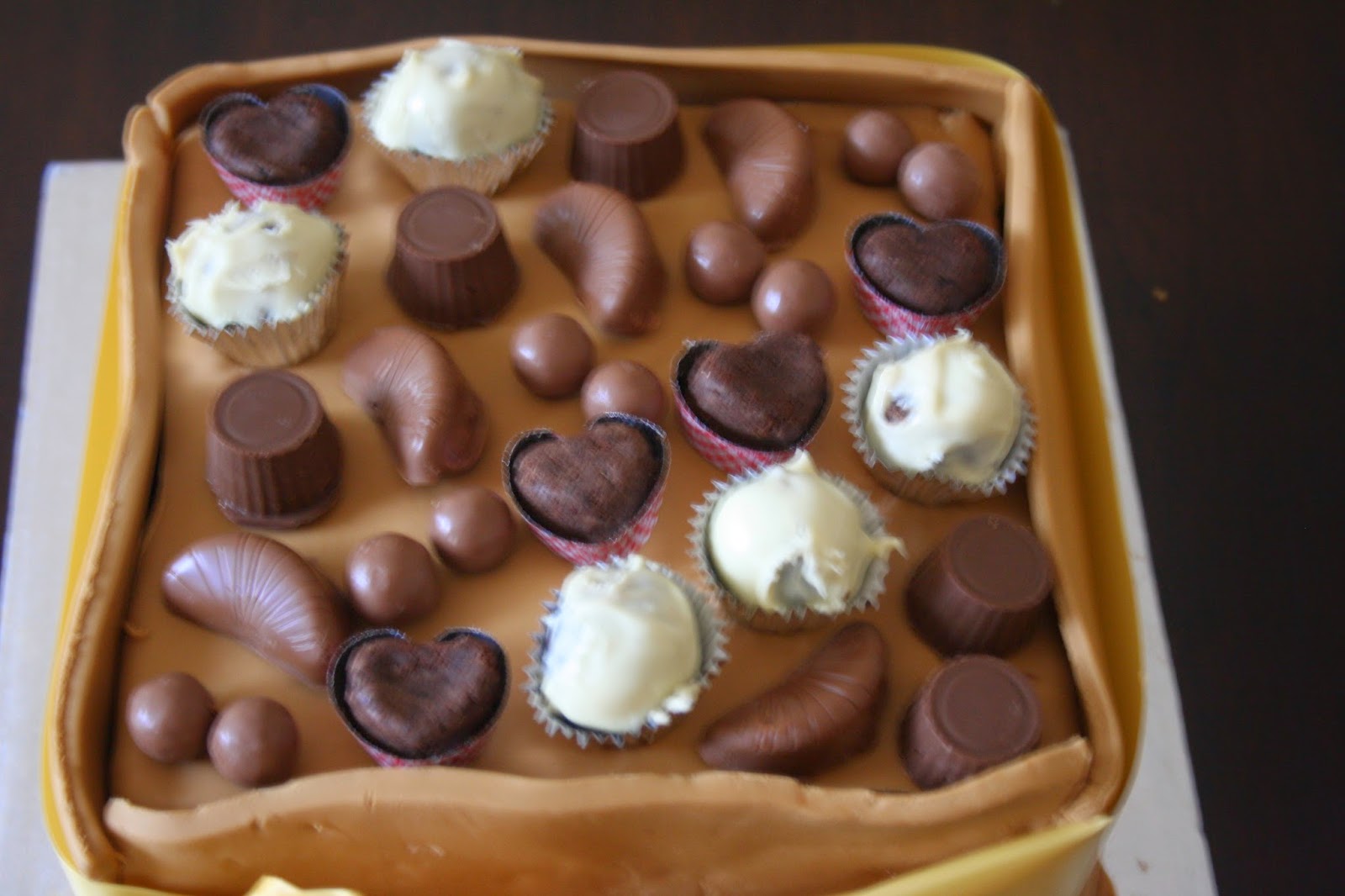 Caroline Makes....: Chocolate Box Birthday Cake