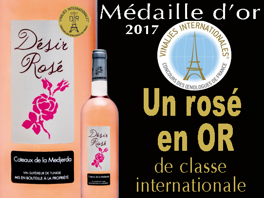 Domaine Shadrapa : "DÉSIR ROSÉ" vin tunisien de classe internationale