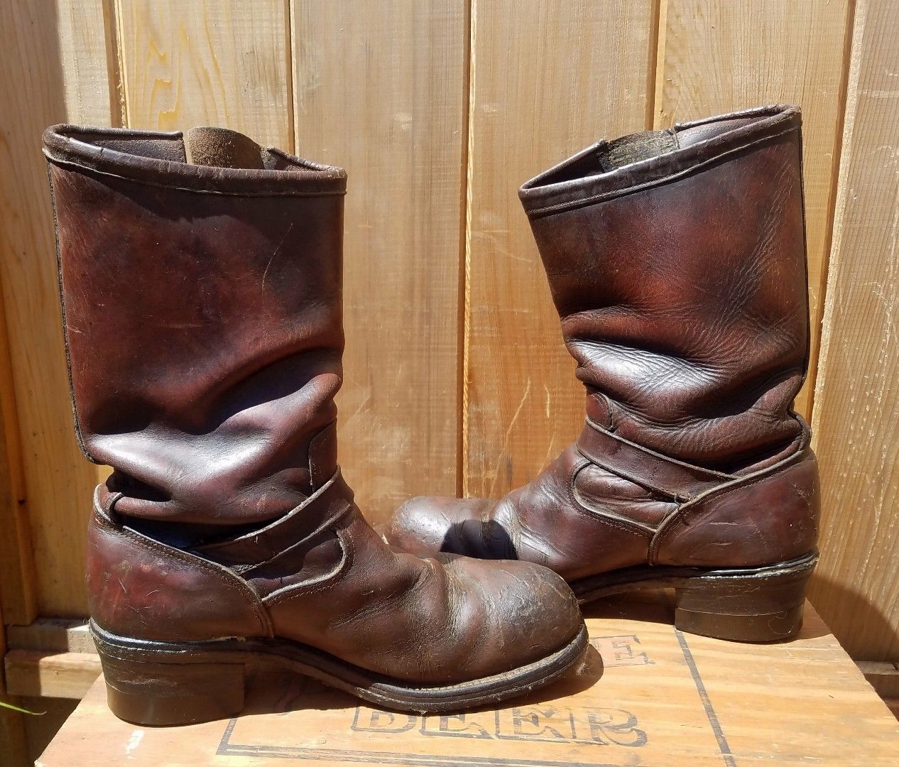 Vintage Engineer Boots: POST-1955 CHIPPEWA ENGINEER BOOTS