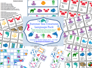 Summer Sea Creatures {Language Pack} | The Queen's Speech